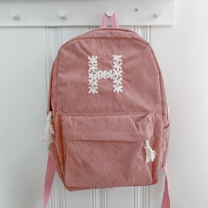 Custom Initial Backpack Hand Embroidery - Etsy