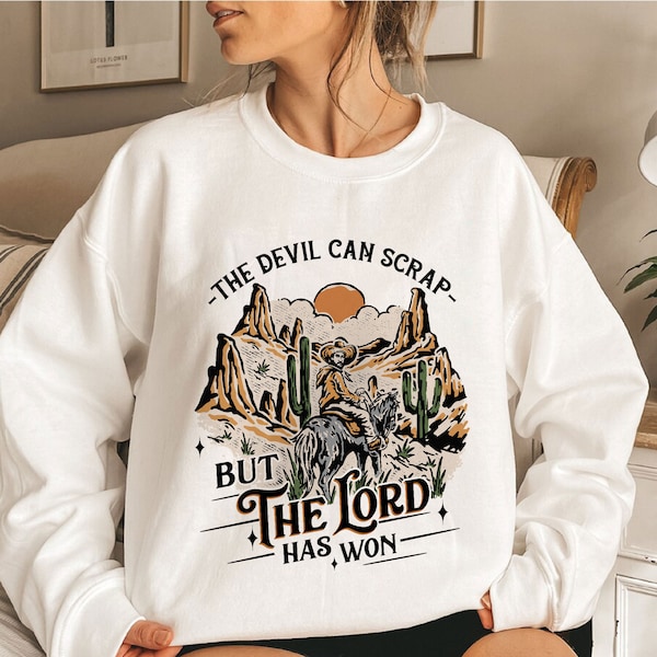 Devil Can Scrap but the Lord Has Won Poster - Etsy