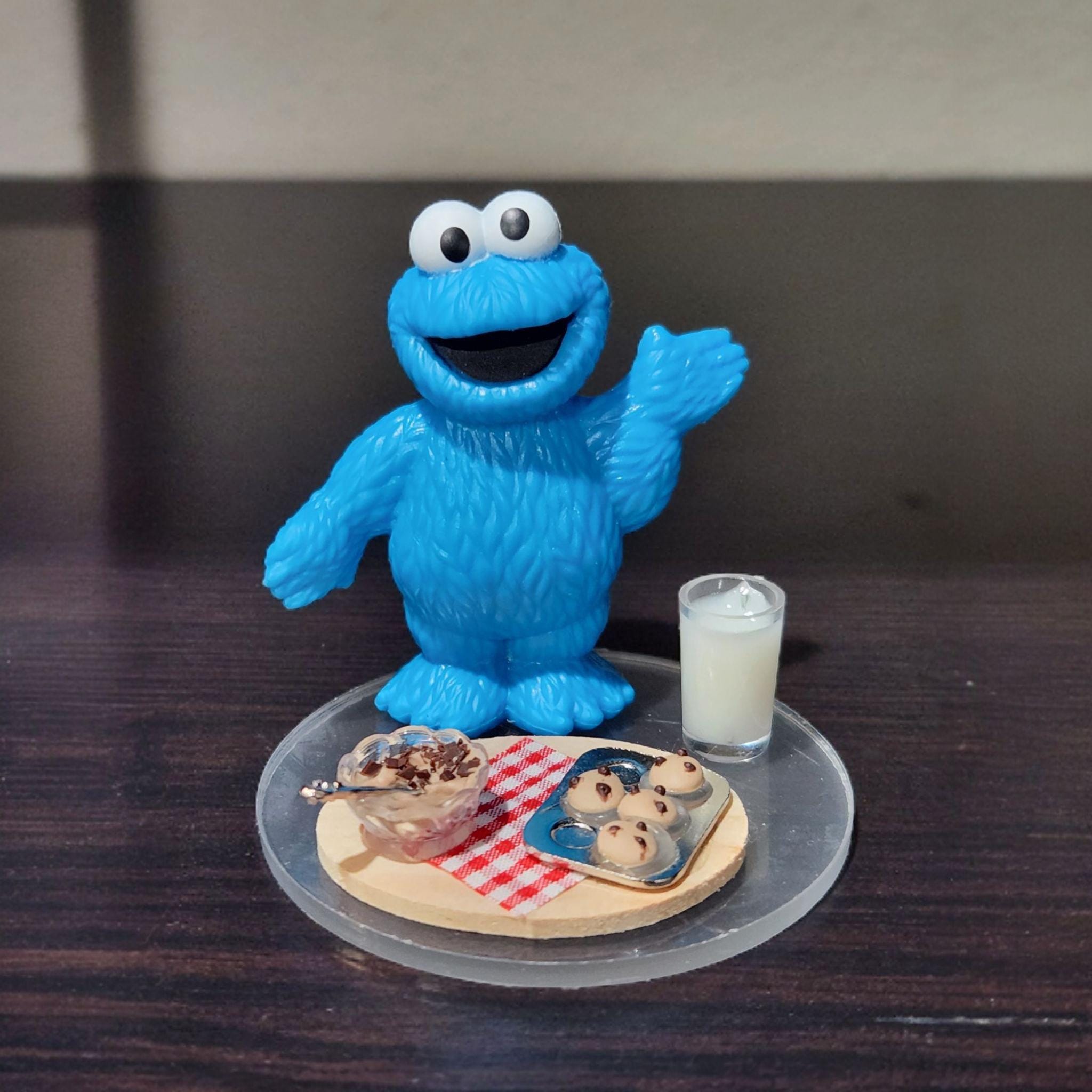 Cookie Monster Desk Decor or Cookie Monster Cake Topper. This Item is a ...