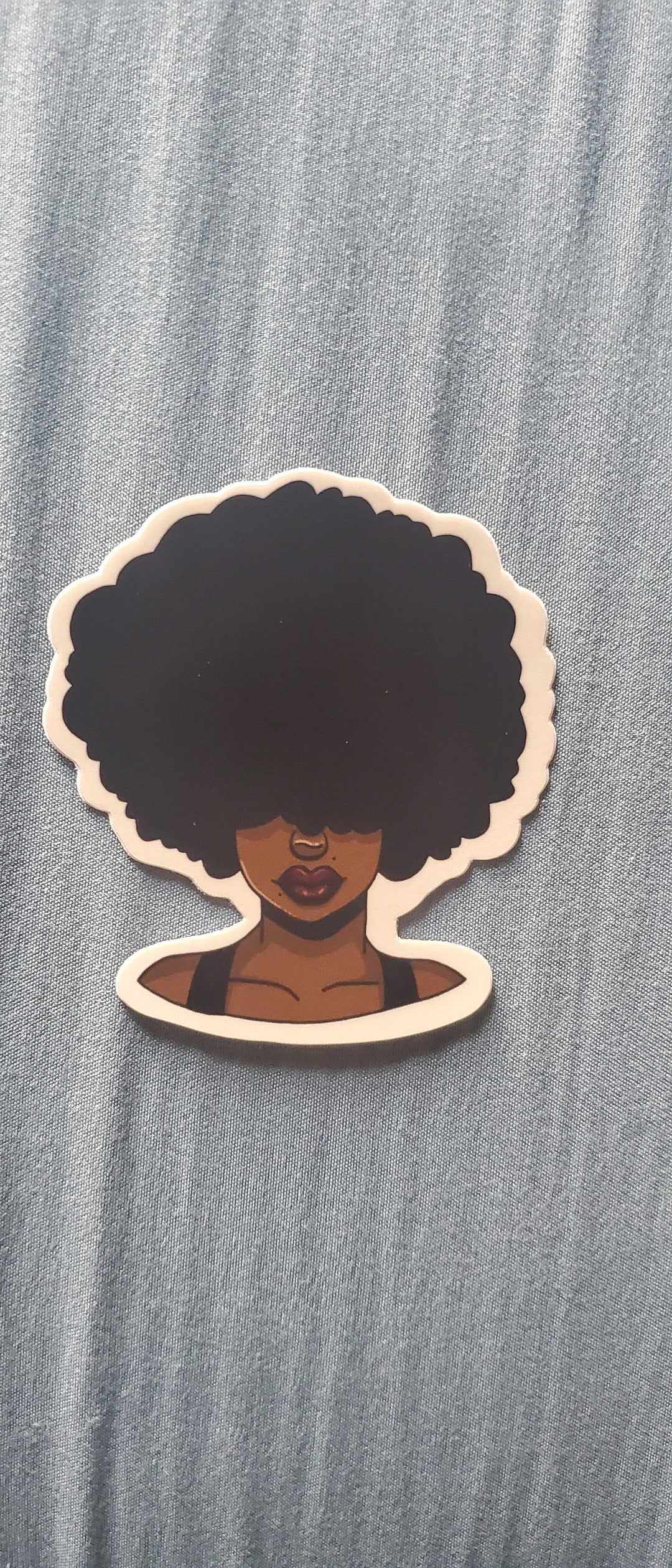 Bianca-back in Black-sticker - Etsy
