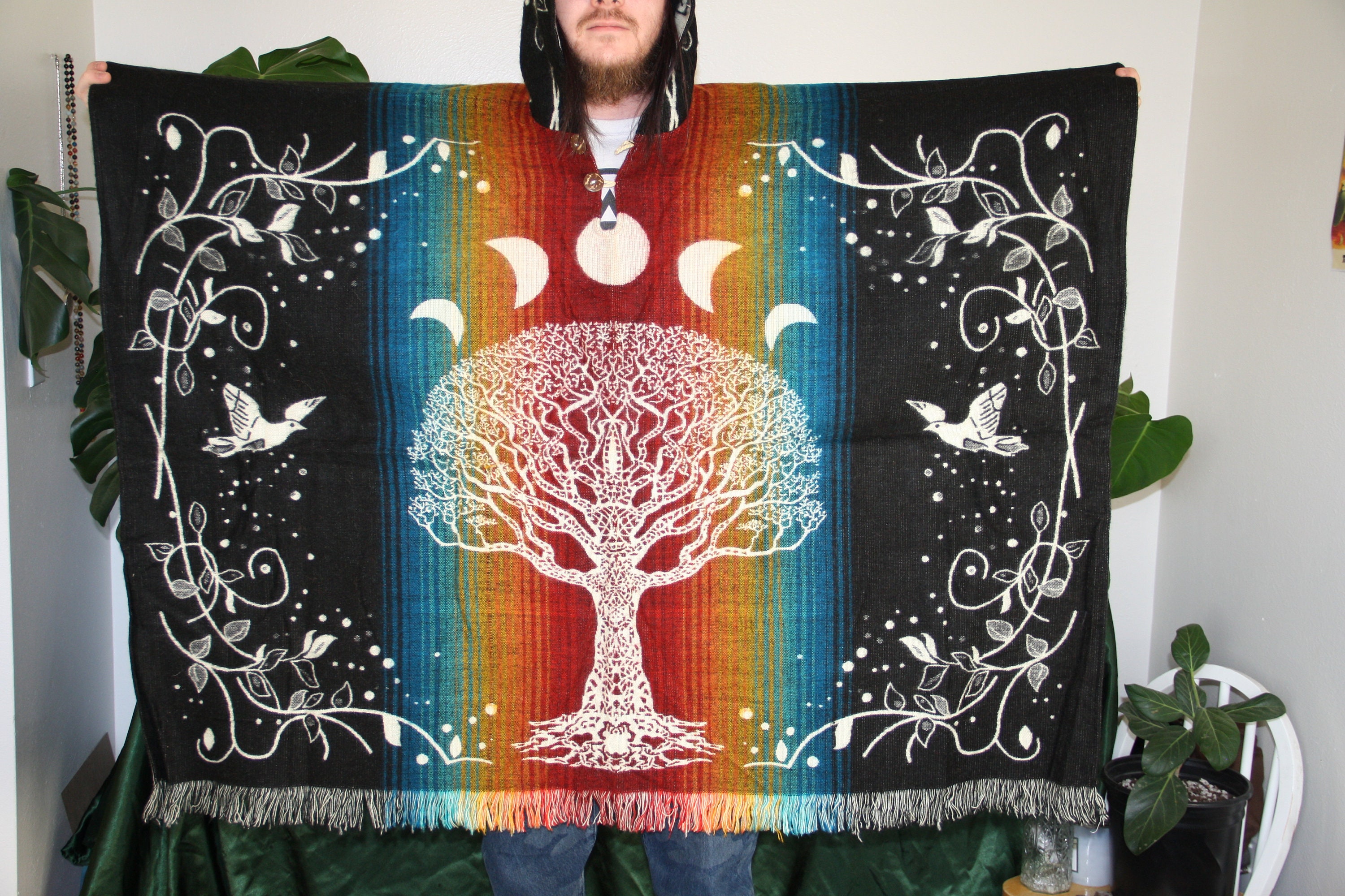 Tree of Life Poncho - Etsy