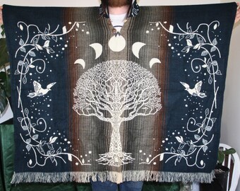 Tree of Life Poncho - Etsy