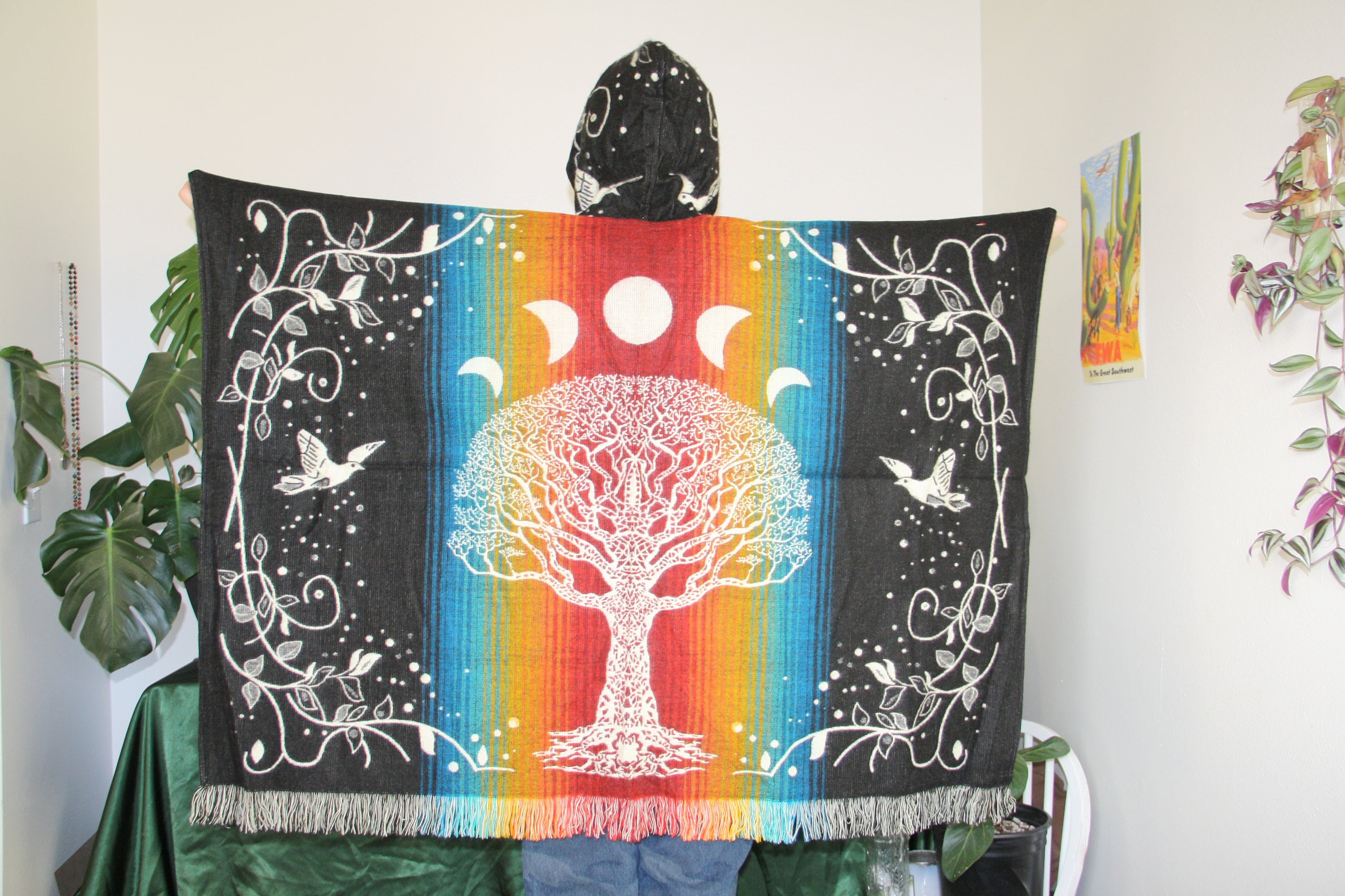 Tree of Life Poncho - Etsy