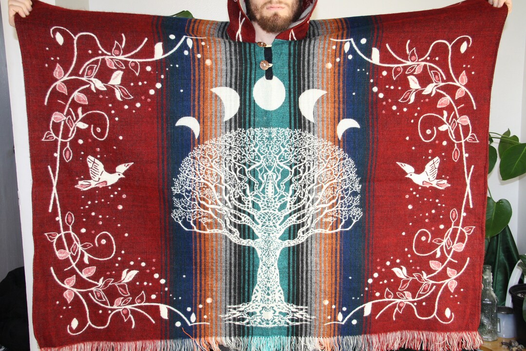 Tree of Life Poncho - Etsy
