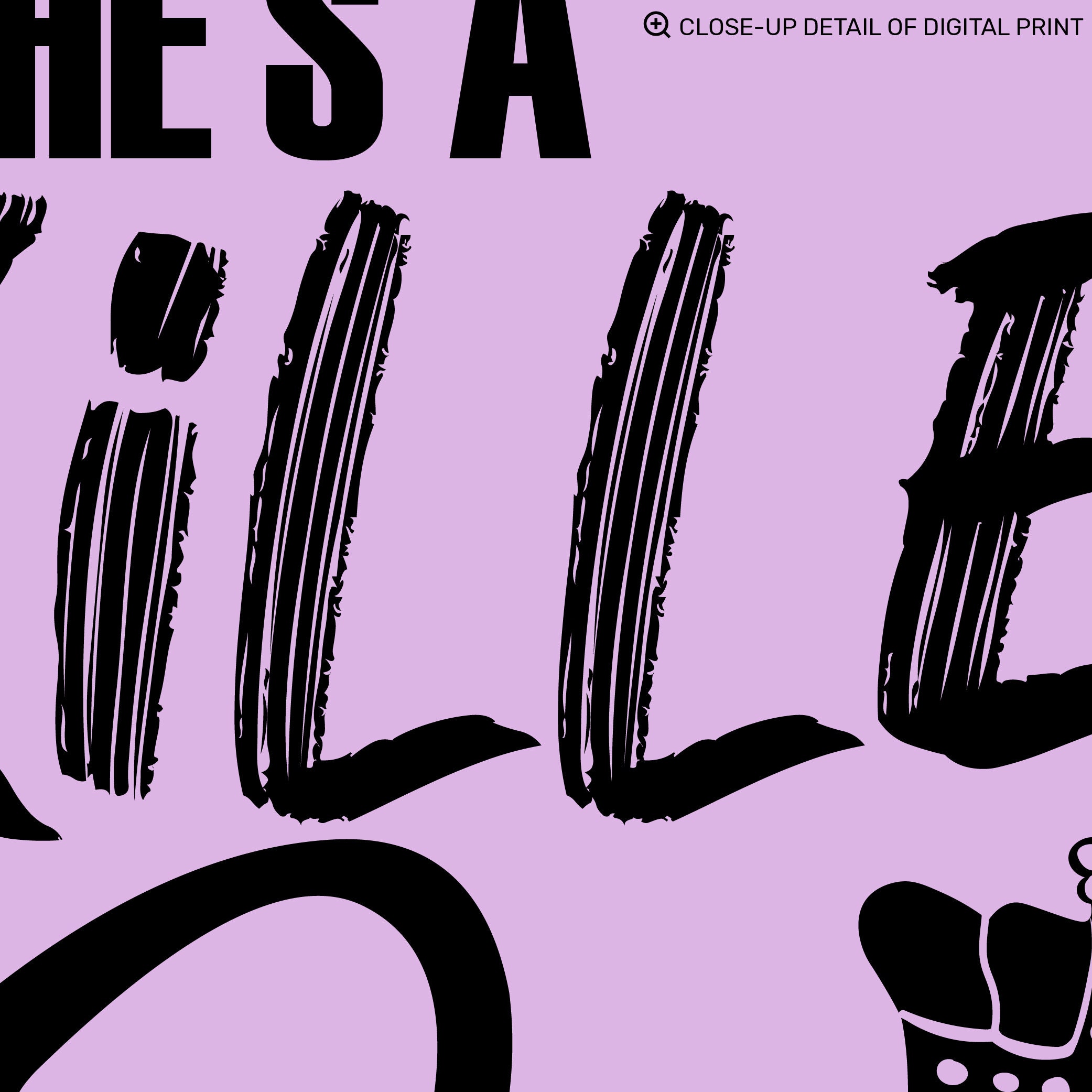 She's a Killer Queen Printable Wall Art | Song Lyrics Digital Download ...
