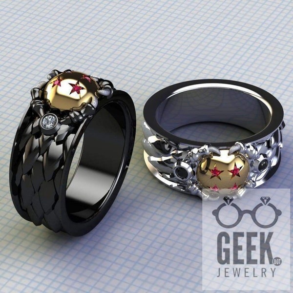 Mens Dragon Ball Z Ring - Etsy