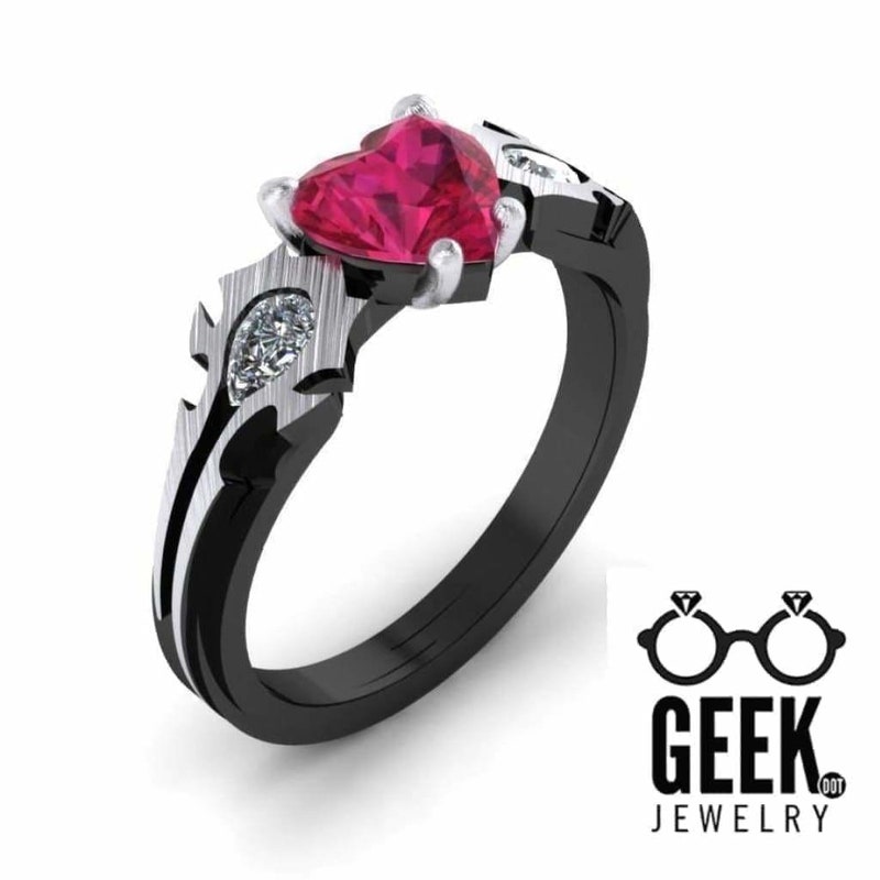 Geek Engagement Ring - Etsy