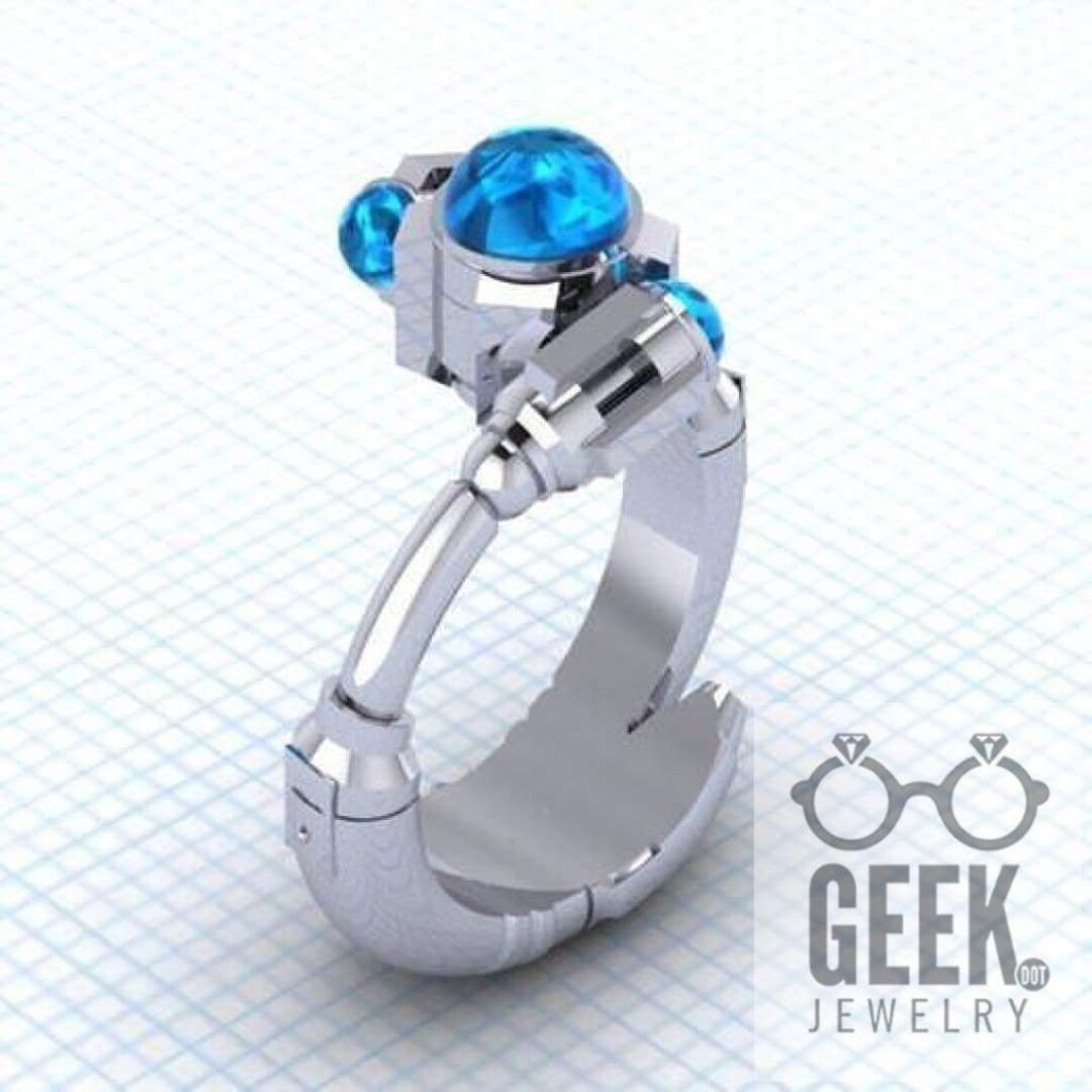 The Tenth Sonic - Solitare Ring,- Ladies - Etsy