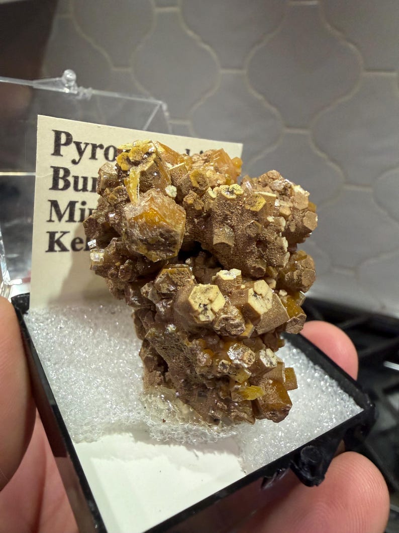 Rare Museum Quality Bunker Hill Pyromorphite Crystal Cluster Idaho ...