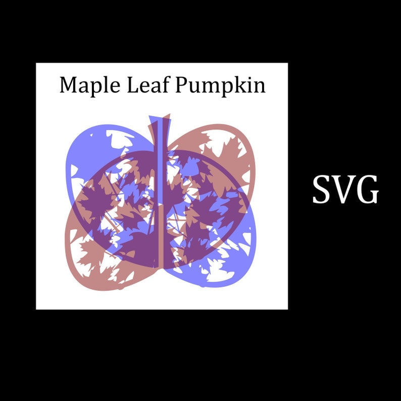 Pumpkin Decor Maple Leaf Pattern (SVG) - Glowforge/lightburn/cnc/laser ...