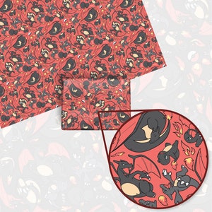 Charizard Charmander Charmeleon Wrapping Paper Perfect for a - Etsy