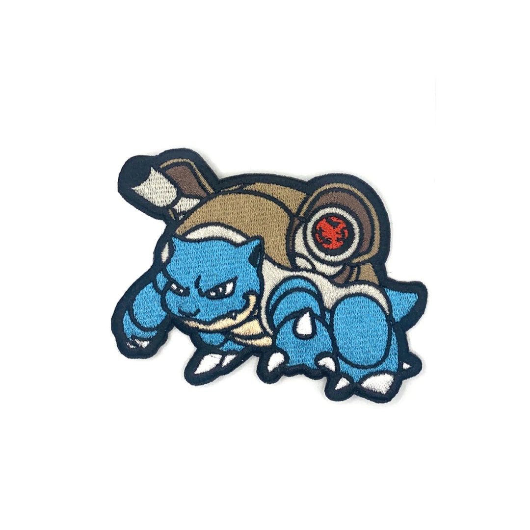 Blastoise Iron-on Character Patch Perfect for a Gift, Present, Holiday ...