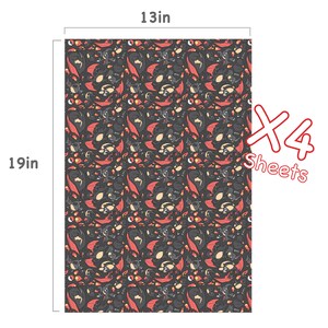 Charizard Charmander Charmeleon Wrapping Paper Perfect for a - Etsy