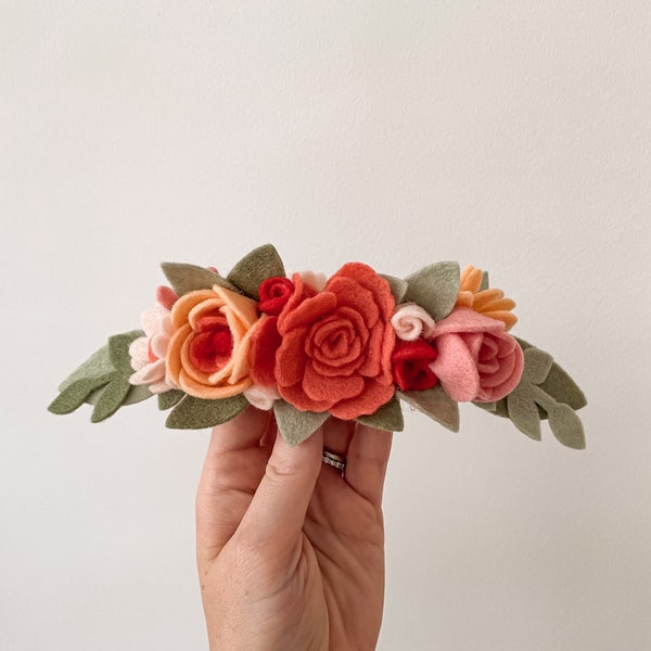 Felt Flower Crown - Etsy