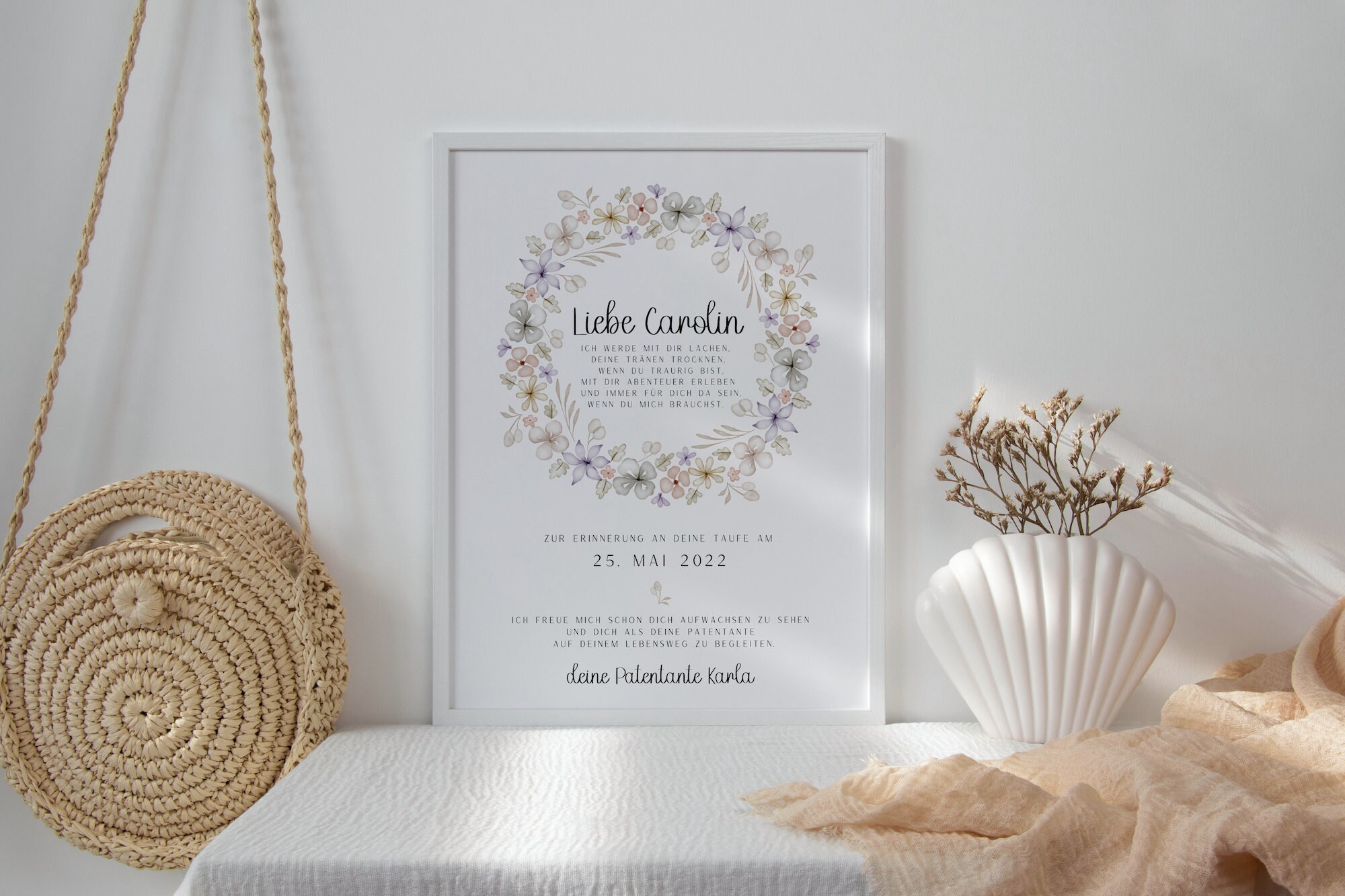 Sponsorship Letter for Godchild Flowers Gift for the Baptism of ...