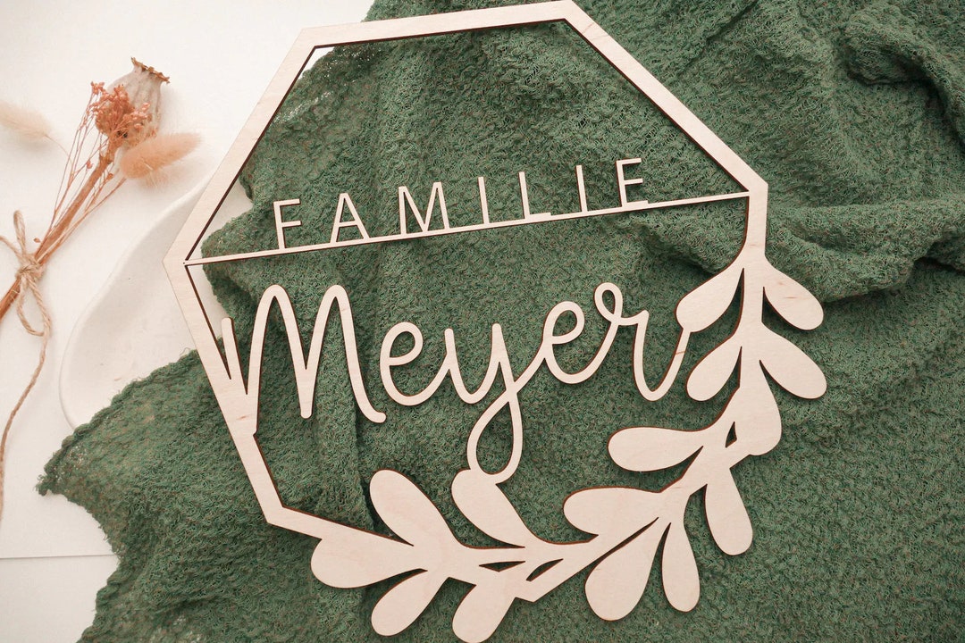 Family Sign Personalized Wooden Sign Family Sign Front Door Family Name ...