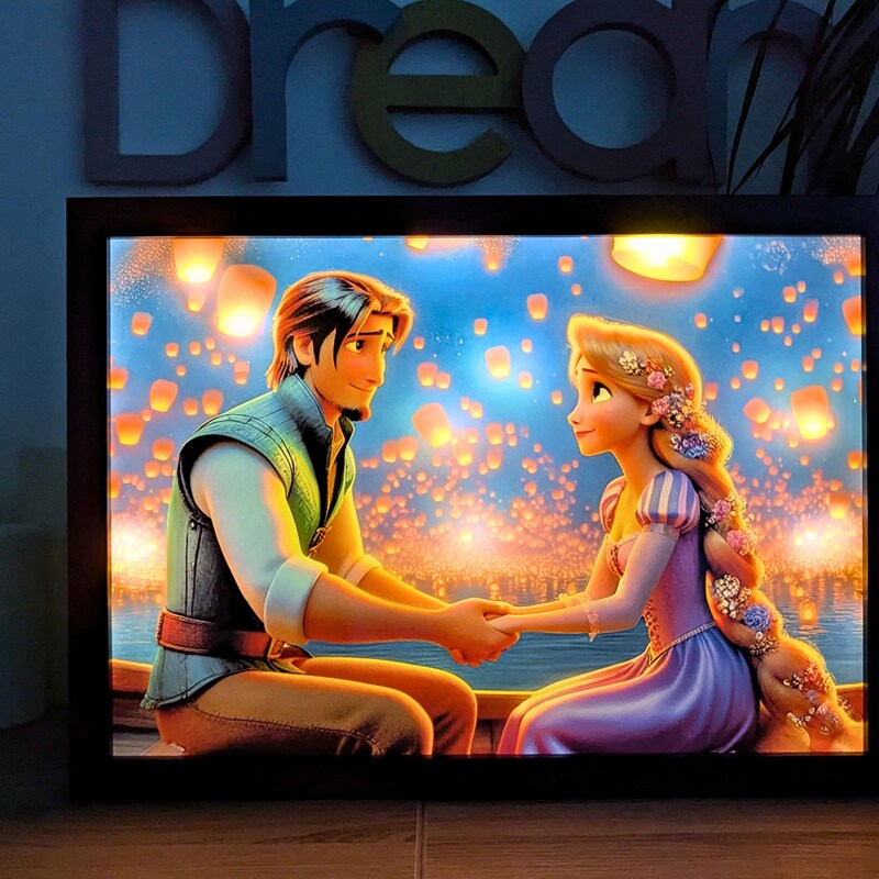 Rapunzel lamp - Etsy España