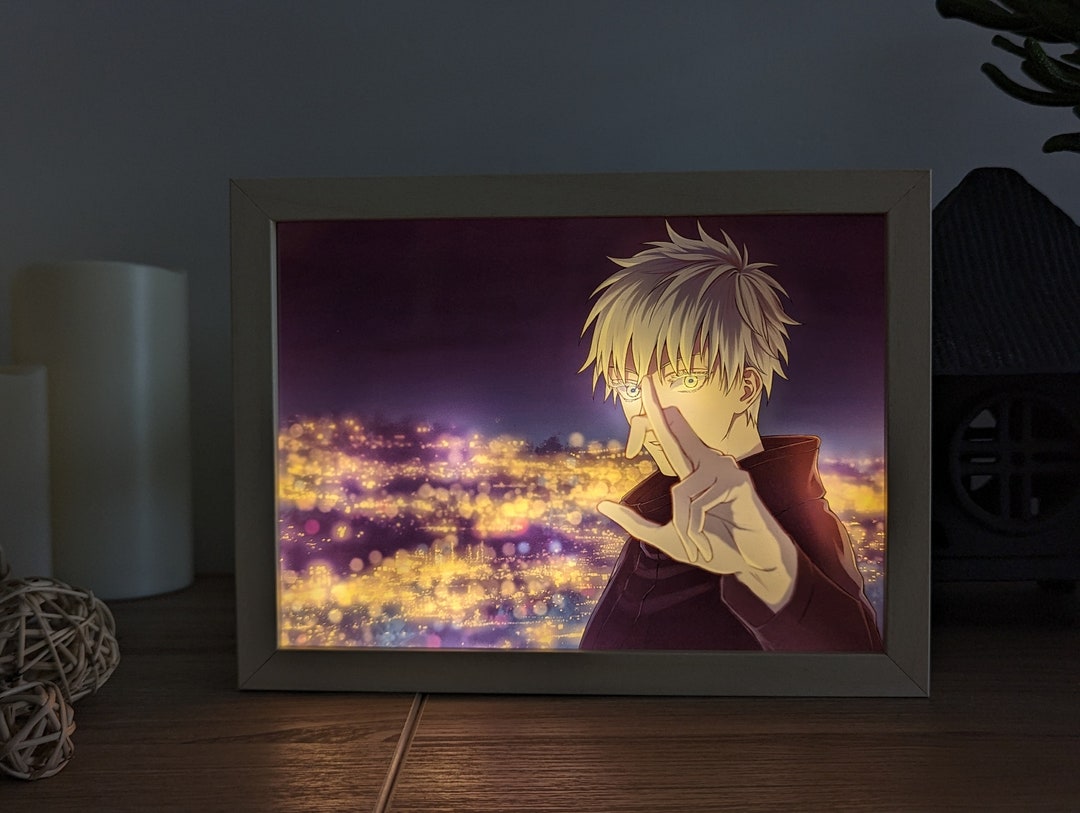 Cadre Lumineux Jujutsu Kaisen Anime Poster De La Ville De Sukuna ...