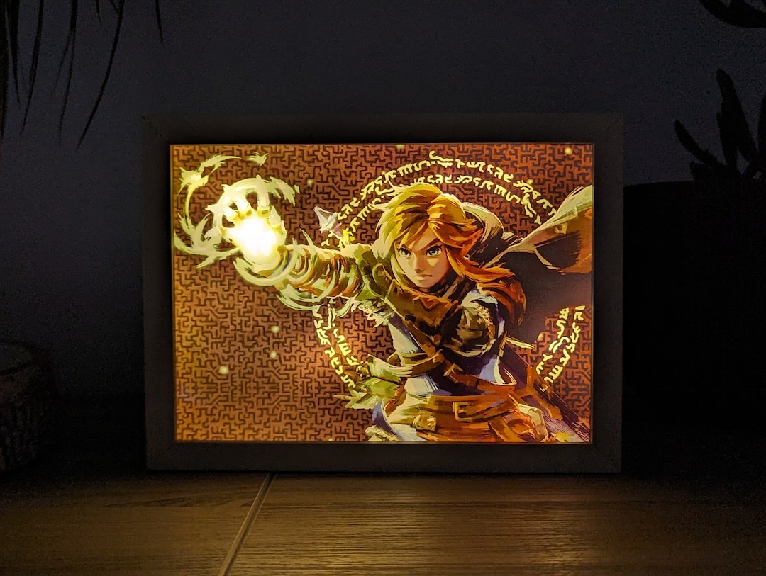 Zelda: Tears of the Kingdom Light Frame Lightbox for Gaming Room - Etsy UK