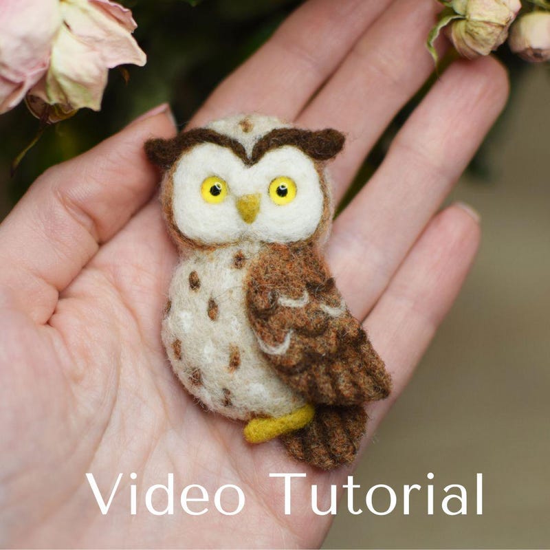 Needle Felt Brooch - Etsy