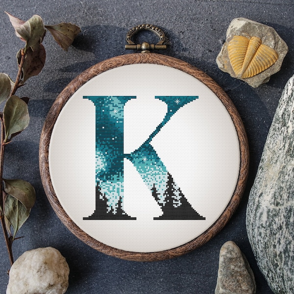 Monogram K - Etsy