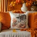 Cross Stitch Pattern With Fall Scenery, Autumn Landscape Cross Stitch ...