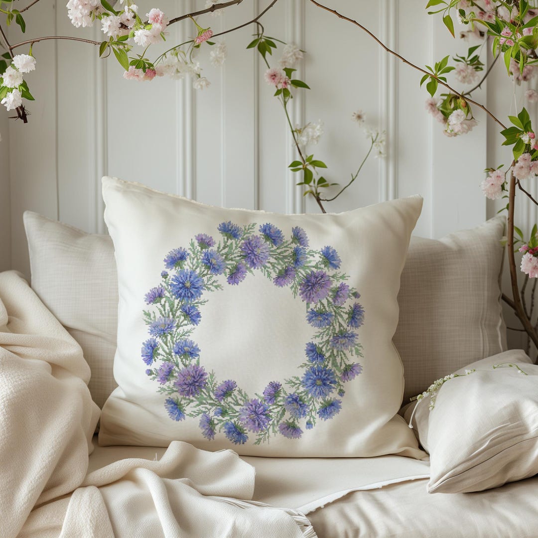 Cross Stitch Pattern PDF With September Birth Flower, Counted ...
