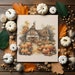 Halloween Cross Stitch Pattern With Spooky Pumpkins Fall Embroidery ...