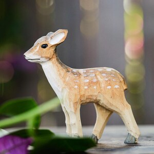 Hand-carved Deer Family Sculptures, Unique Handmade Father’s Day Gift ...