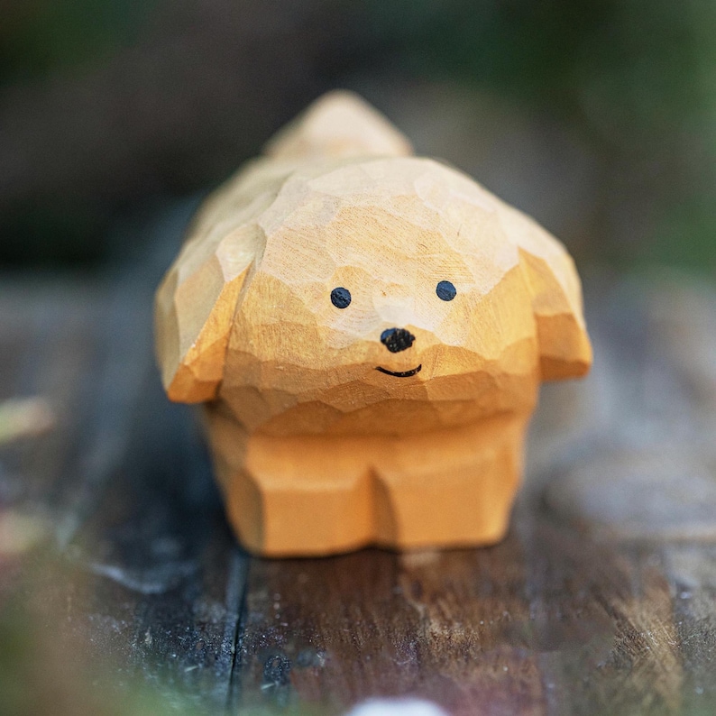 Miniature Puppy With Bone, Cute Handmade Father’s Day Gift, Dog Gift ...