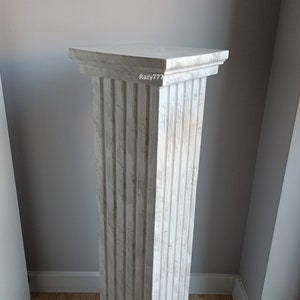Marble Column Roman Greek Column Style Ancient Stand Base Flower Pillar ...