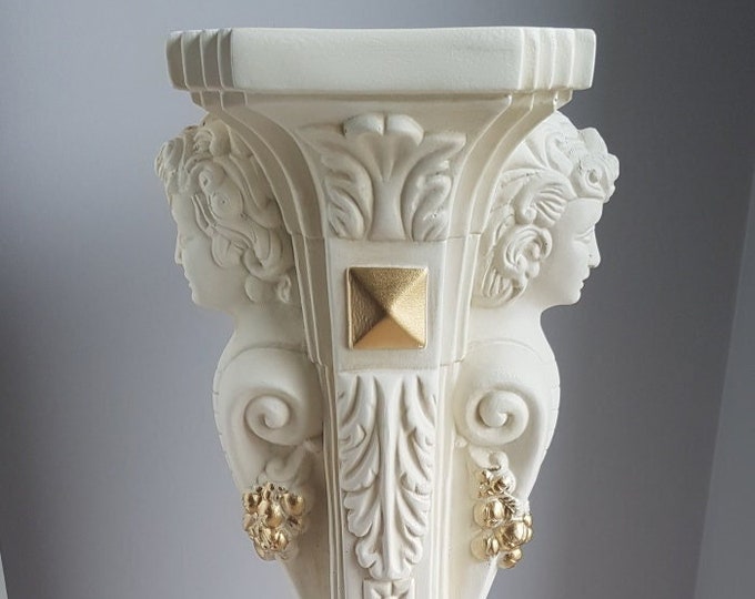 Greek Column 2 Faces Pillar Beautyfull Hand Painted Decorative Column ...