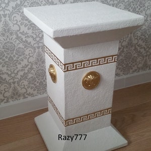 Greek Style Ancient Column Medusa Pillar Decorative Base 55cm - Etsy