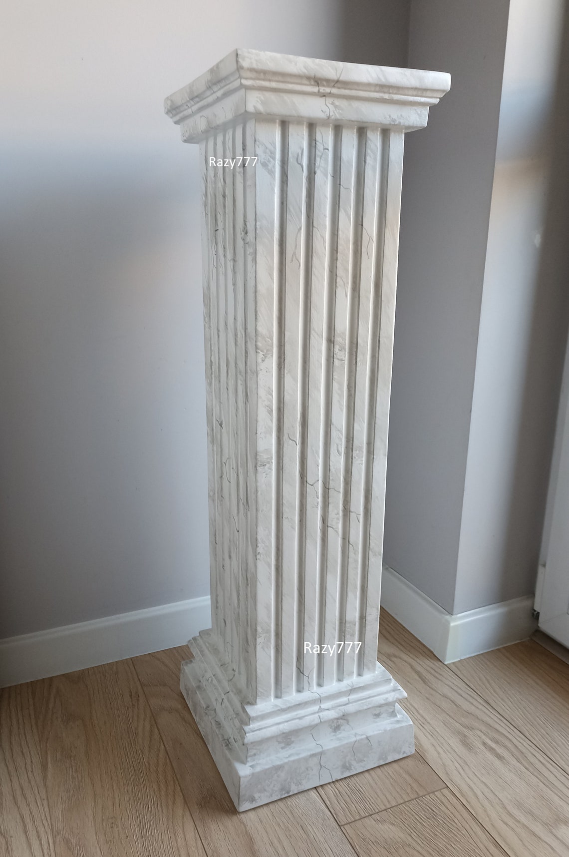 Marble Column Roman Greek Column Style Ancient Stand Base - Etsy