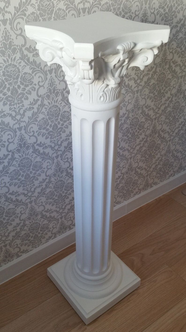 Greek Column Roman Pillar Style Ancient Statue Base Straight Plant Base ...