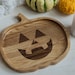 Decorative Pumpkins Plate, Wooden Serving Tray, Halloween Table Decor ...
