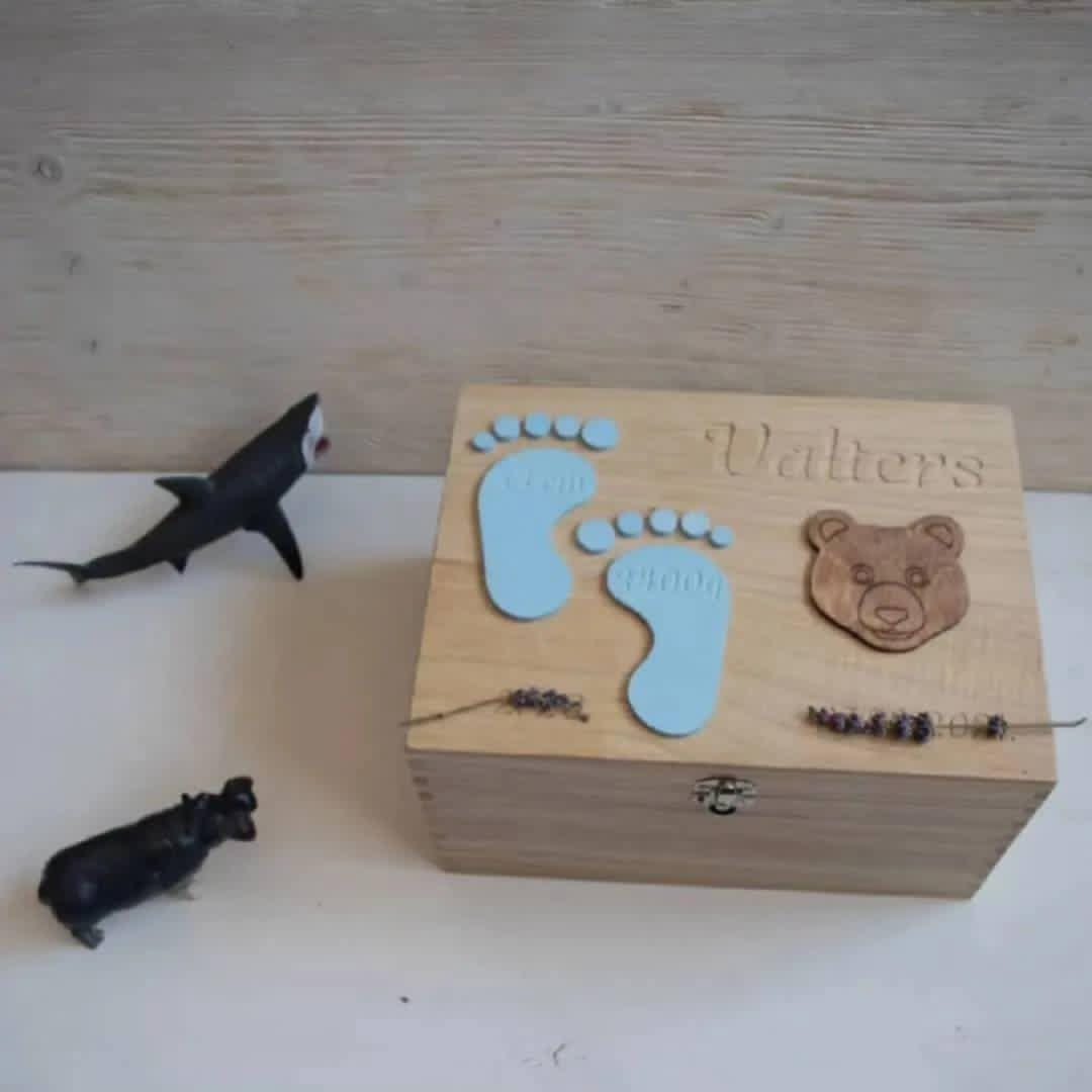 Custom Baby Keepsake Box – Personalized Newborn Gift - Etsy