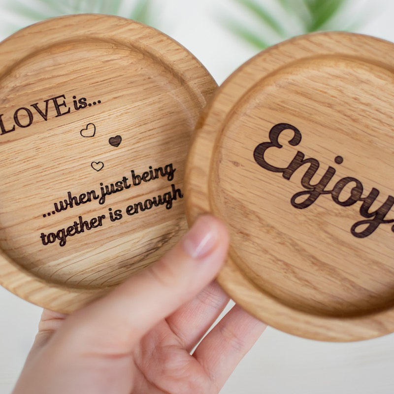 Custom Wood Coasters - Etsy