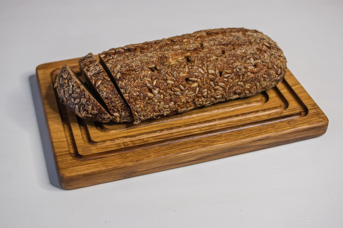 Bread Board With Crumb Catcher - Etsy