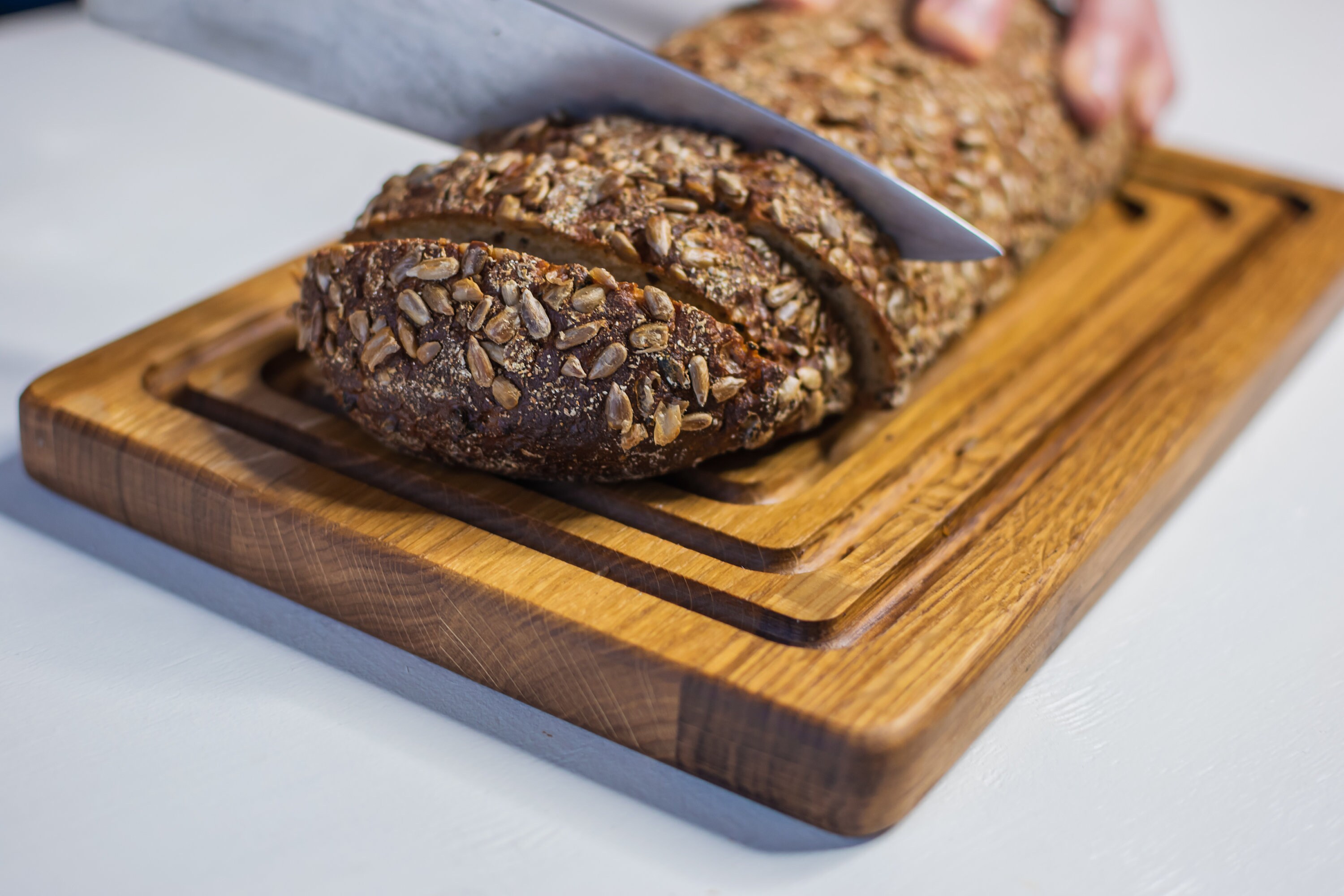 Bread Board With Crumb Catcher - Etsy