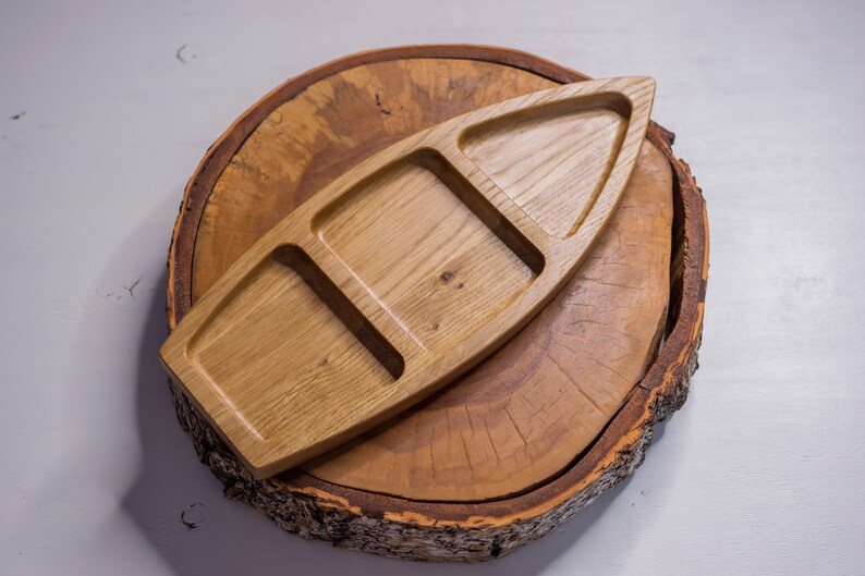 Wood Boat Plate for Restaurant or Home, Sushi Board, Sashimi Plate ...