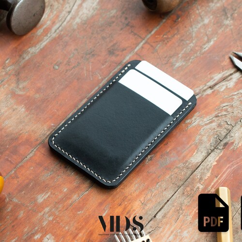 Leather Card Holder satchel-inspired PDF Pattern - Etsy