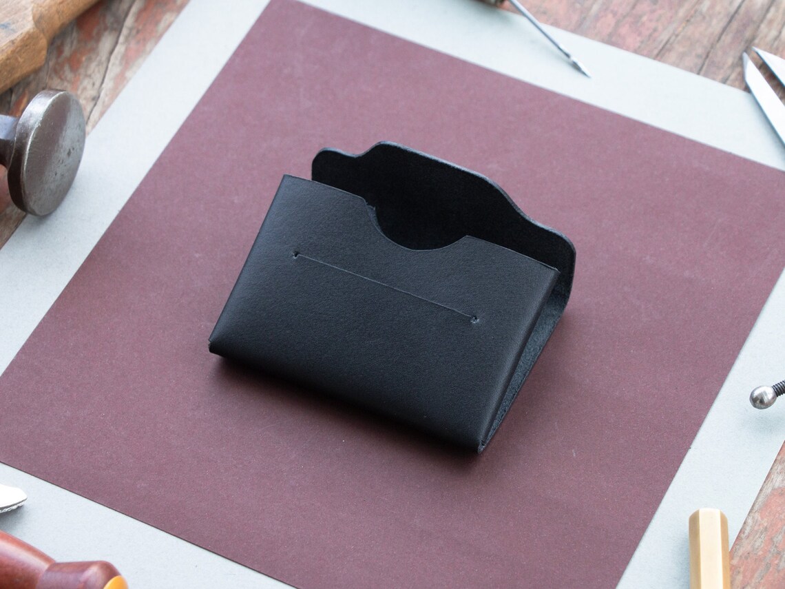 Leather Origami Wallet Pattern Pdf/non-stitched Leather Card - Etsy