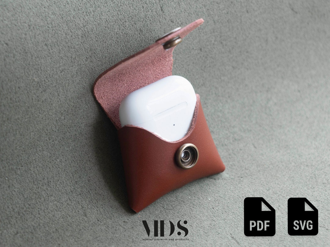 Leather Case PDF for Airpods 2, Leather Airpods Template, Leather ...