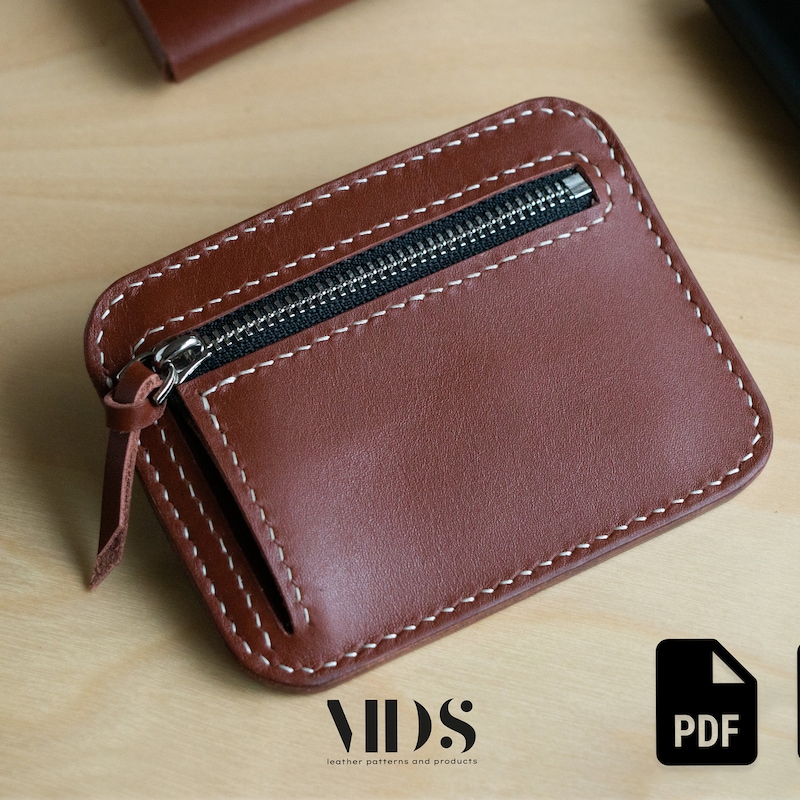 Leather Zipper Case - Etsy