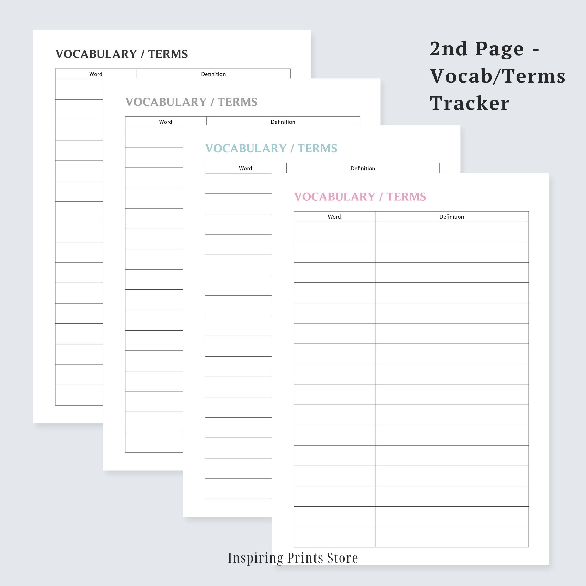 Movie Review With Vocabulary/terms Tracker Printable, Film Review ...