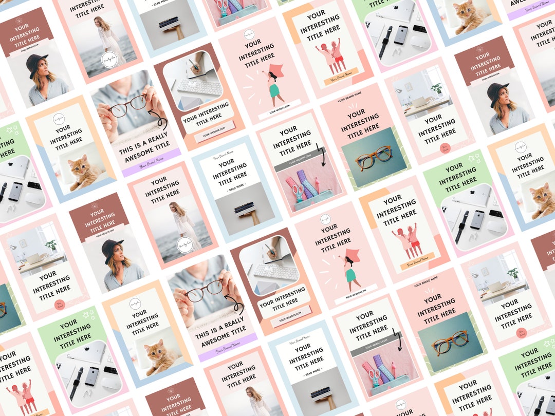 Pinterest Templates for Canva and Pin Generator Pinterest - Etsy