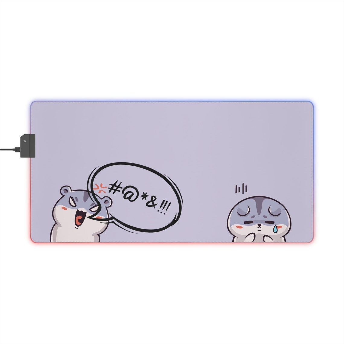 Cute Cartoon LED Gaming Desk Mat for Gaming Desk Mat for Office Mouse ...