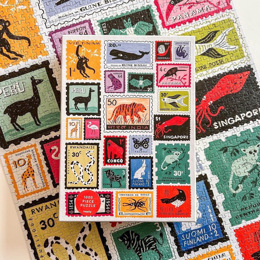 Stamped - 1,000 Piece Jigsaw Puzzle - Etsy