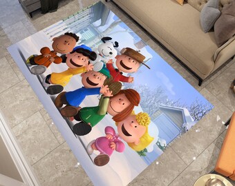 Snoopy Charlie Brown Rug - Etsy